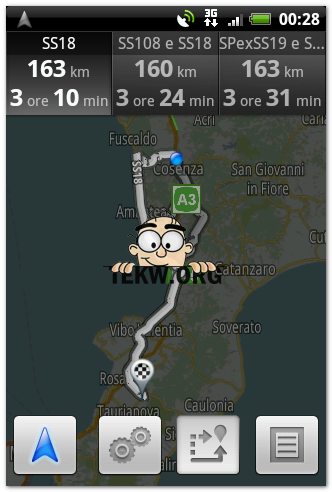 Il navigatore Google Maps su Android aggiunge le indicazioni sul ...